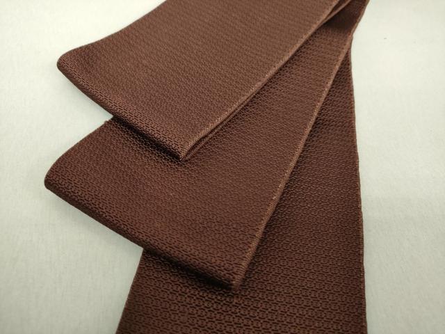 平和屋着物●男性　本場筑前博多織　角帯　横段文　正絹　逸品　DAAU5530ps