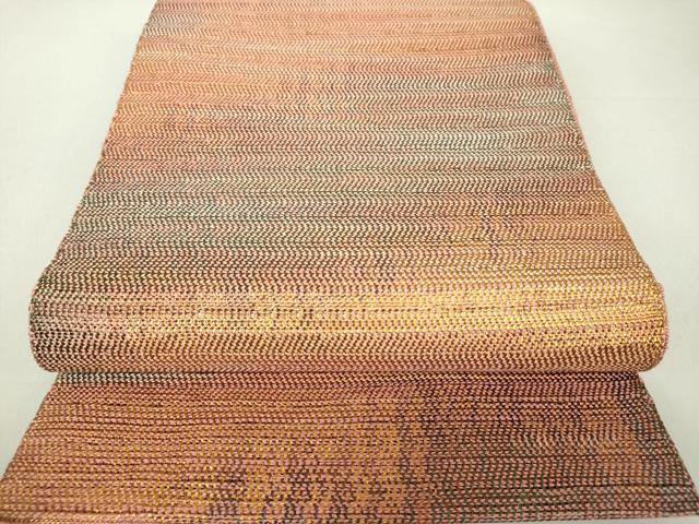 平和屋着物●西陣　全通柄袋帯　霞文　金糸　上代28万　証紙付き　正絹　逸品　未使用　DAAU5572ps