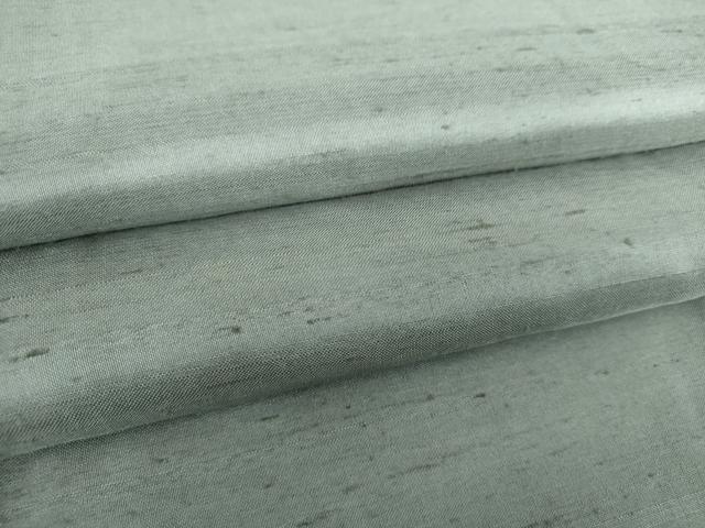 平和屋着物●石川県指定無形文化財　牛首紬　白山工房　手織り　霞文　正絹　逸品　未使用　DAAU5605ps