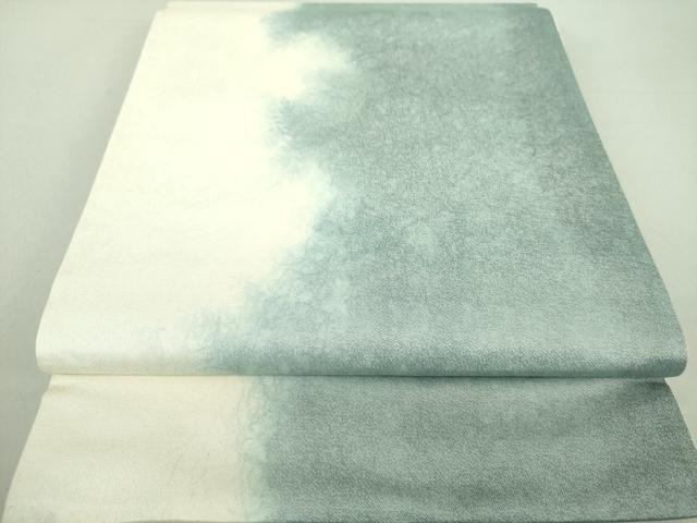 平和屋着物●六通柄袋帯　霞文　正絹　逸品　DAAU5665ps