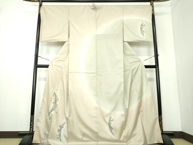 平和屋着物●本場染大島紬　訪問着　蔦の葉文　暈し染め　金彩　正絹　逸品　DAAU5781ps