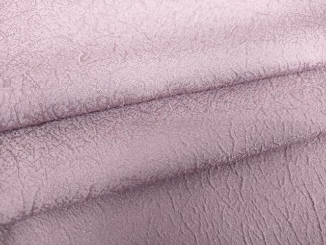 平和屋着物●色無地　霞地紋　薄葡萄色　洗える着物　未使用　DAAU5817ps