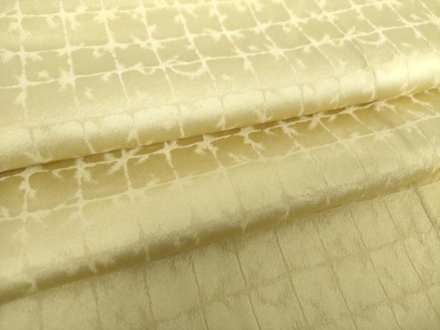 平和屋着物●上質な色無地　格子地紋　砥粉色　正絹　逸品　未使用　DAAU5838ps