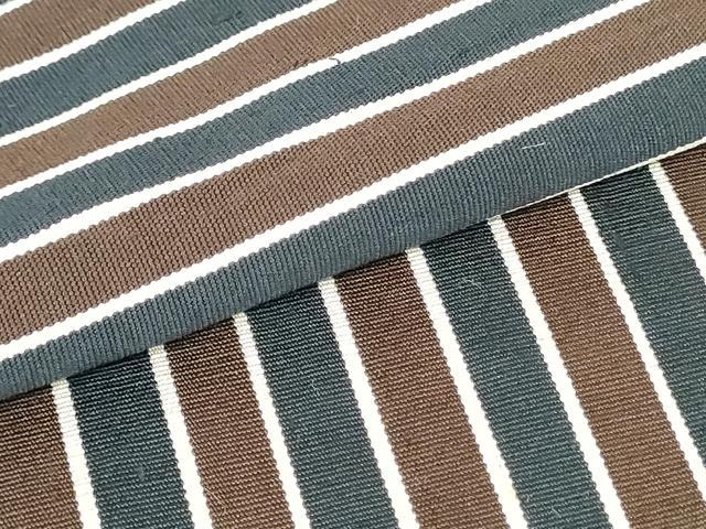 平和屋着物○爪掻き本綴れ 半幅帯 横段文 正絹 逸品 DAAU6713ob