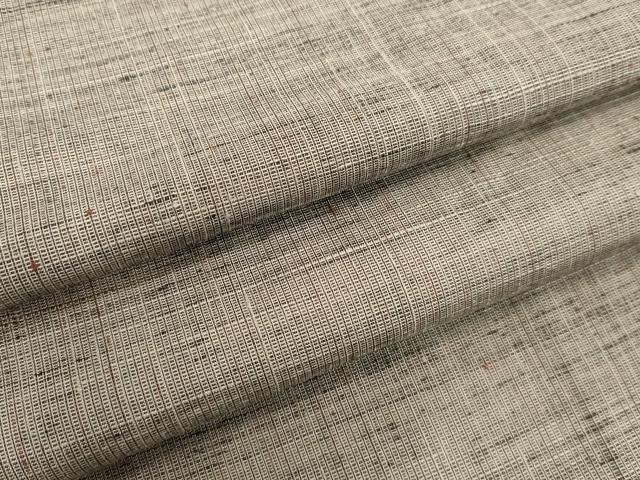 平和屋着物●男性　紬　格子　正絹　逸品　DAAV1097tw