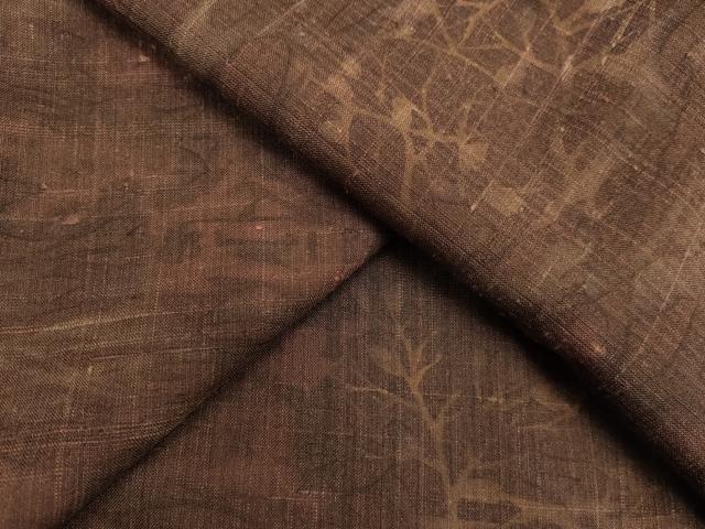 平和屋着物●上質な紬　風景文　正絹　逸品　DAAV1158tw