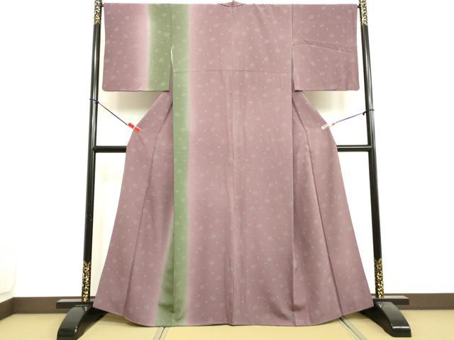 平和屋着物●訪問着　舞花文　暈し染め　正絹　逸品　DAAV1163tw