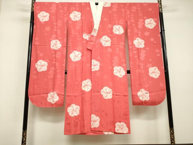 平和屋着物●振袖用長襦袢　無双仕立て　絞り　舞花文　正絹　逸品　未使用　DAAV1204tw