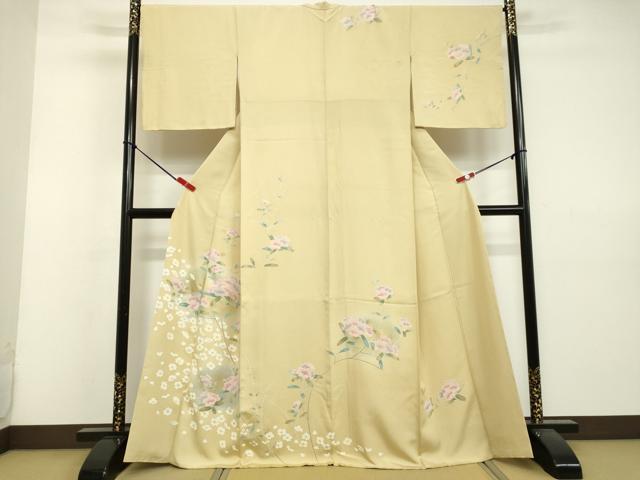 平和屋着物□訪問着 枝花文 暈し染め 金彩 正絹 逸品 DAAS7491xg