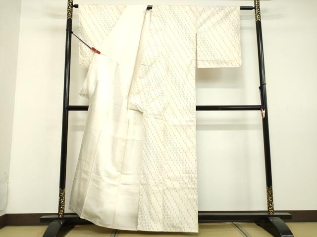 平和屋着物□本場大島紬 9マルキ 幾何学文様 正絹 逸品 AAAY7204fw