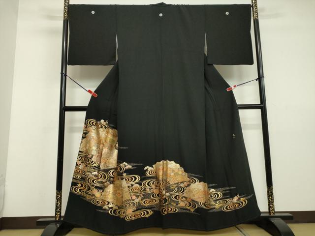 中古】ミューラル MURRAL デザインボタン ワイドパンツ ネイビー 36