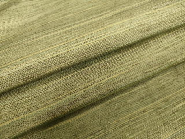 平和屋着物●上質な紬　横段文　正絹　逸品　DAAV1280tw