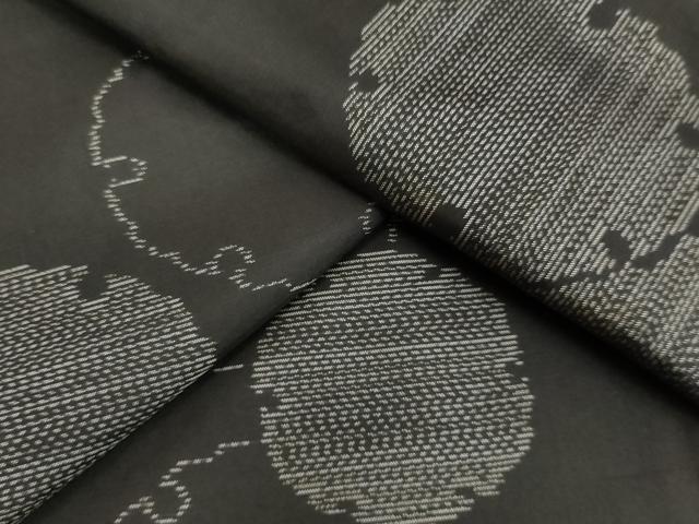 平和屋着物●本場大島紬　雪輪重ね文　正絹　逸品　DAAV1302tw