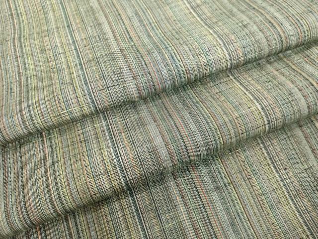 平和屋着物●上質な紬　間道　ロング丈　正絹　逸品　DAAV1358tw