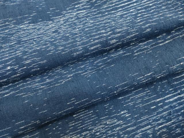 平和屋着物●男性　久留米絣　単衣　霞文　綿　逸品　DAAV1366tw