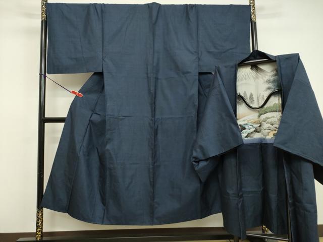 平和屋着物●男性　本場大島紬　アンサンブル　100亀甲　総詰め　正絹　逸品　DAAV1397tw