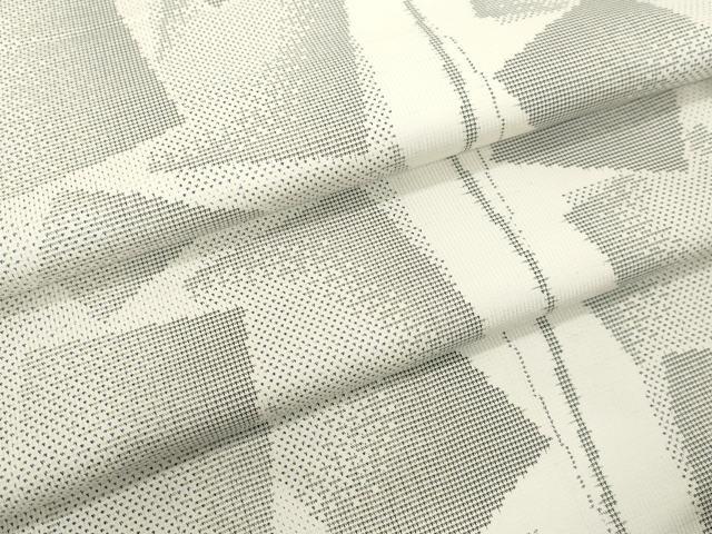 平和屋着物●本場大島紬　白大島　9マルキ　色紙重ね間道　正絹　逸品　DAAV1439tw