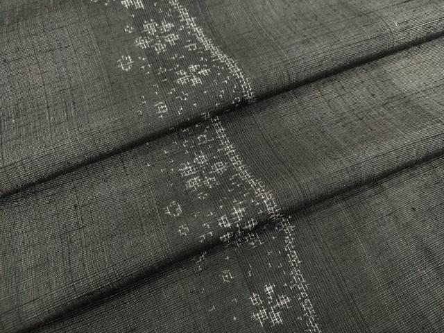 平和屋着物●上質な紬　100亀甲　舞桜間道　正絹　逸品　DAAV1451tw