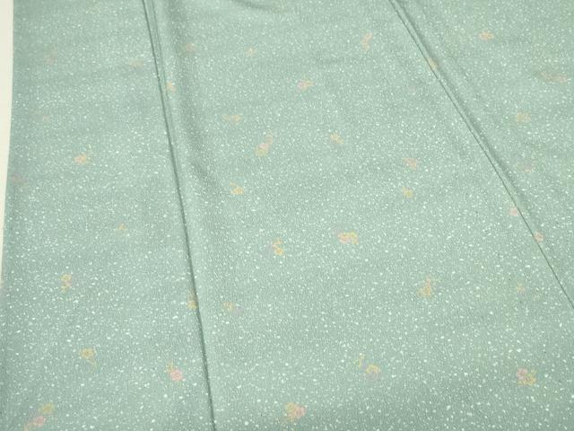 平和屋着物▽小紋　単衣　舞花文　洗える着物　DAAV1596op