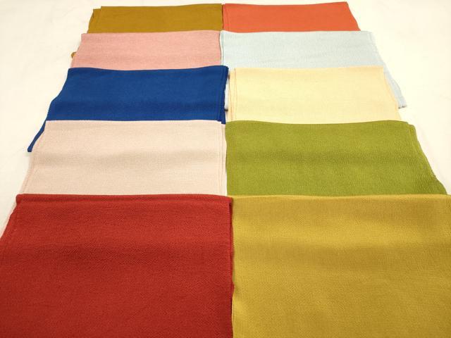 平和屋着物★和装小物　帯揚げ10枚セット　正絹　逸品　DAAV2458xg