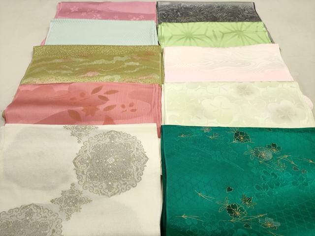 平和屋着物★和装小物　帯揚げ10枚セット　正絹　逸品　DAAV2480xg