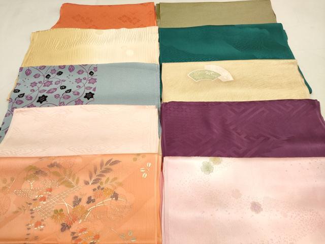 平和屋着物★和装小物　帯揚げ10枚セット　正絹　逸品　DAAV2504xg