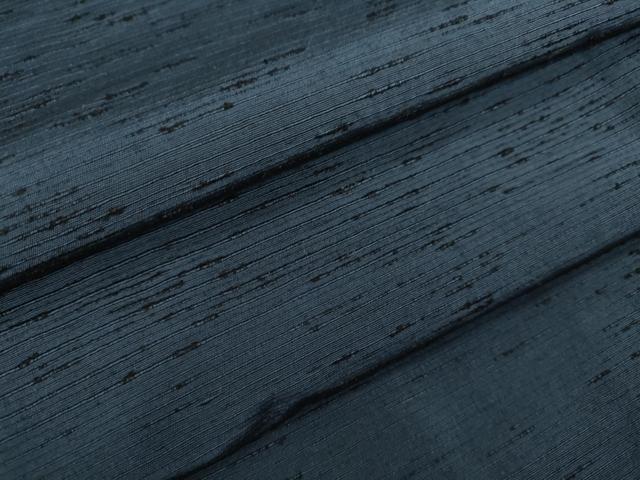 平和屋着物▽男性　紬　単衣　暗いネービーブルー色　正絹　逸品　DAAV3029du