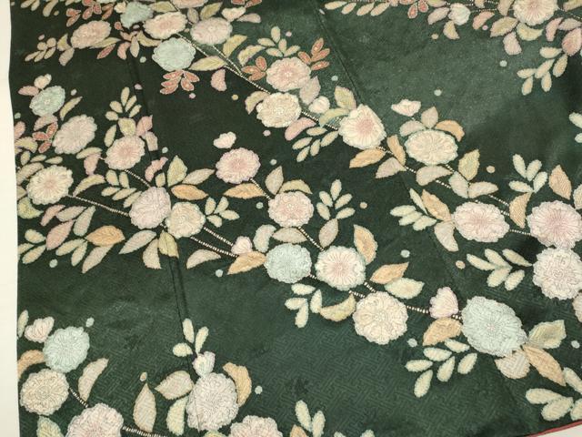 平和屋着物●上質な小紋　辻が花　暈し染め　正絹　逸品　DAAV3246du