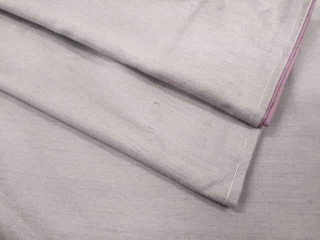 平和屋着物●上質な紬　鳩羽鼠色　正絹　逸品　DAAV3321du