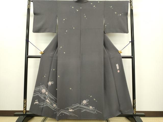 平和屋着物●西洞院辻が花　大脇一心　訪問着　絞り　兎　高島屋扱い　正絹　逸品　DAAV3379du