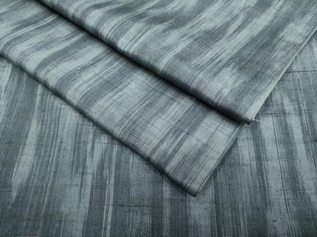 平和屋着物●上質な紬　霞文　正絹　逸品　DAAV3488du