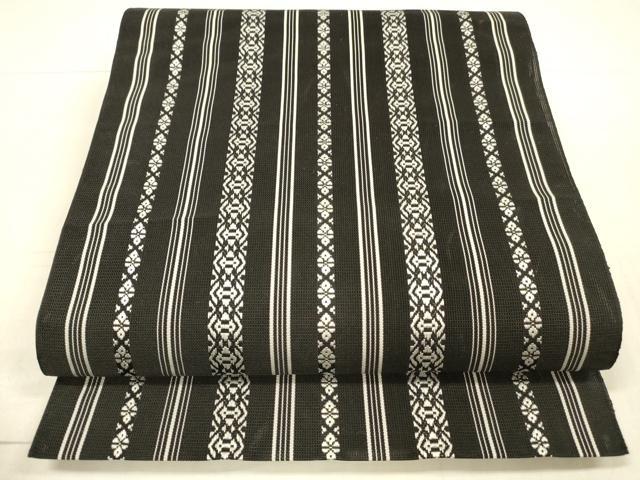 平和屋着物■極上　夏物　本場筑前博多織　八寸名古屋帯　紗献上　逸品　CZAA4397s5 平和屋着物＊夏物 本場筑前博多織 八寸名古屋帯 紗献上 正絹 逸品