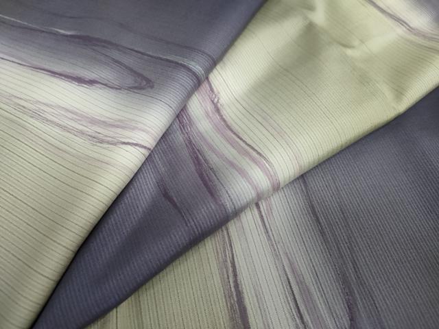 平和屋着物●上質な紬　流水文　正絹　逸品　DAAV4983ud