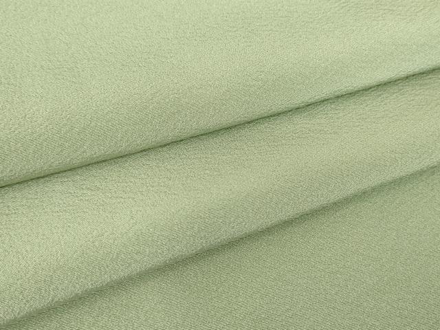 平和屋着物▽上質な色無地　単衣　柳鼠色　正絹　逸品　DAAV5392az