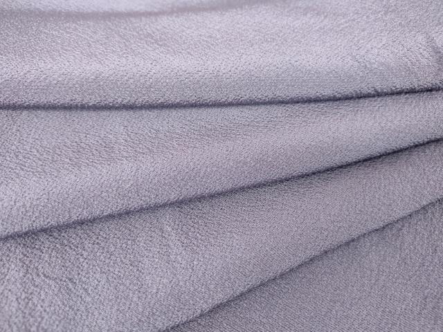 平和屋着物▽上質な色無地　単衣　紫苑色　正絹　逸品　未使用　DAAV5532az