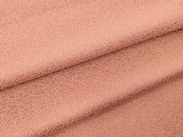 平和屋着物▽上質な色無地　単衣　真赭色　正絹　逸品　未使用　DAAV5538az