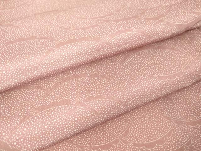 平和屋着物▽小紋　単衣　雪芝文　洗える着物　DAAV5591az