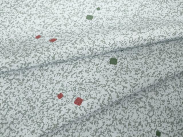 平和屋着物▽小紋　単衣　箔散らし　洗える着物　DAAV5702az