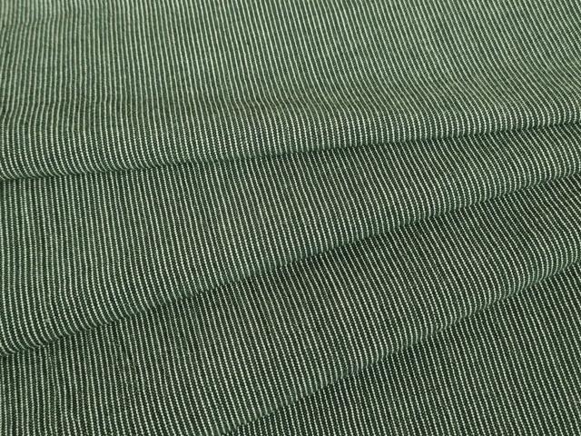 平和屋着物＊夏物　男性　織物の名産　近江ちぢみ　縞　キングサイズ　綿麻　逸品　DAAV5781az