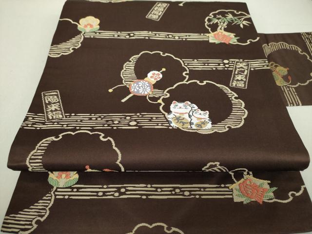 平和屋着物▽上質な小紋 単衣 斜縞 三越扱い 正絹 逸品 DAAV9684sf