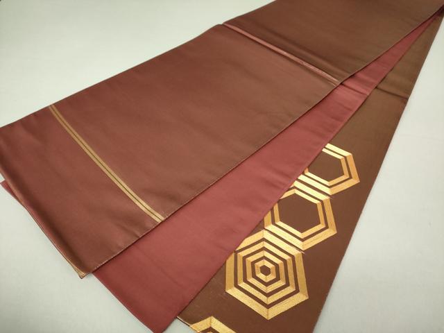 平和屋本店□極上 西陣 川島織物 太鼓柄袋帯 総刺繍 駒刺繍 手