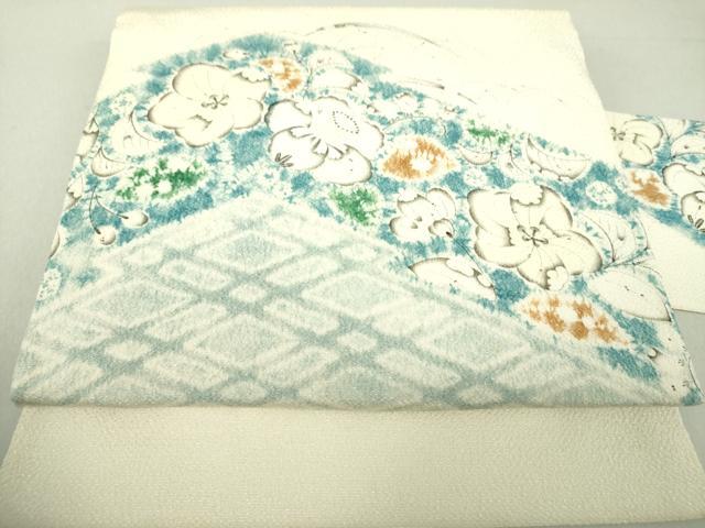 平和屋着物●日本工芸会正会員　絞りの小倉　辻が花の建亮　小倉建亮　九寸名古屋帯　絞り　鬼しぼ縮緬　正絹　逸品　DAAV6268ps