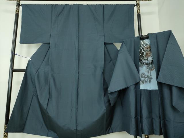 平和屋着物●男性　本場大島紬　アンサンブル　100亀甲　総詰め　正絹　逸品　DAAV6409ps