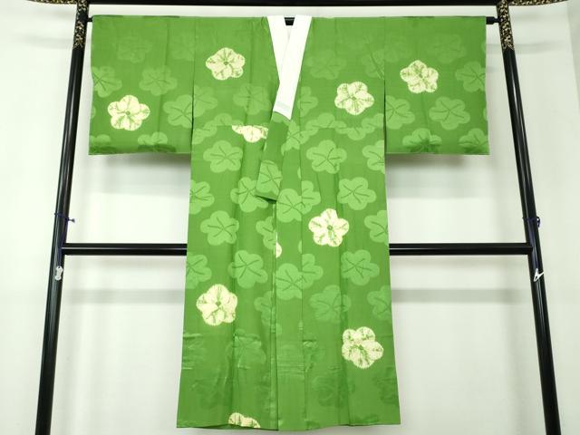 平和屋着物●上質な長襦袢　無双仕立て　絞り　舞梅　正絹　逸品　未使用　DAAV6536ps