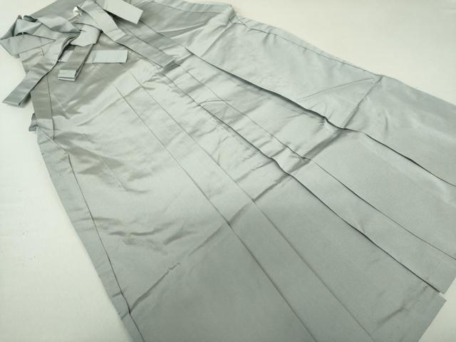 平和屋着物●男性　馬乗袴　色無地　灰色　DAAV6538ps