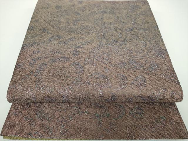 平和屋着物●全通柄袋帯　辻が花　正絹　逸品　DAAV6742ps