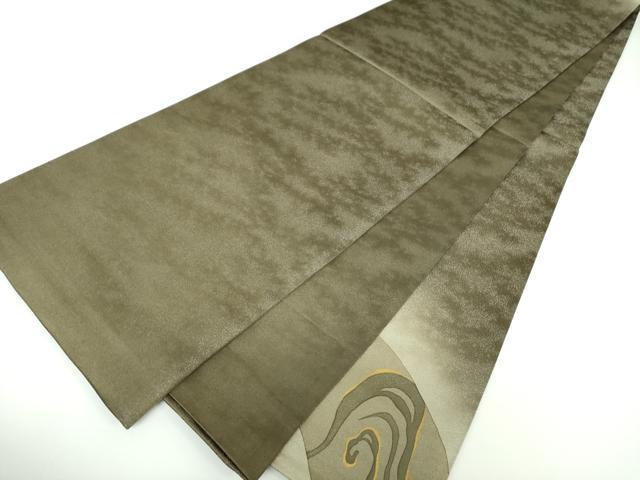 平和屋着物○太鼓柄袋帯 だるま 正絹 逸品 CAAY2404hy 袋帯