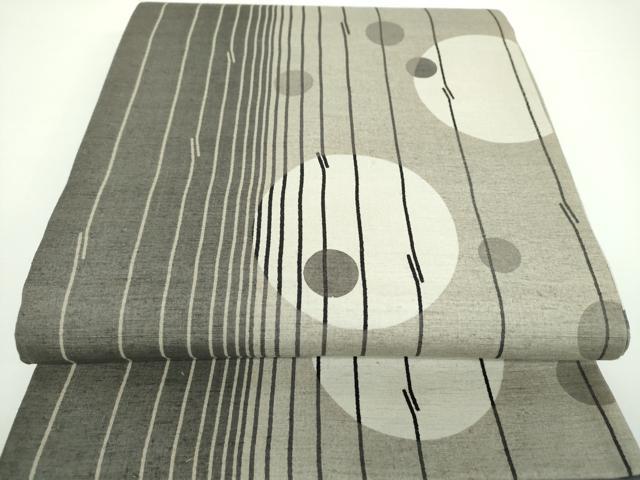 平和屋着物●二代目　川村久太郎　全通柄袋帯　紬地　丸間道　正絹　逸品　DAAV6955ps