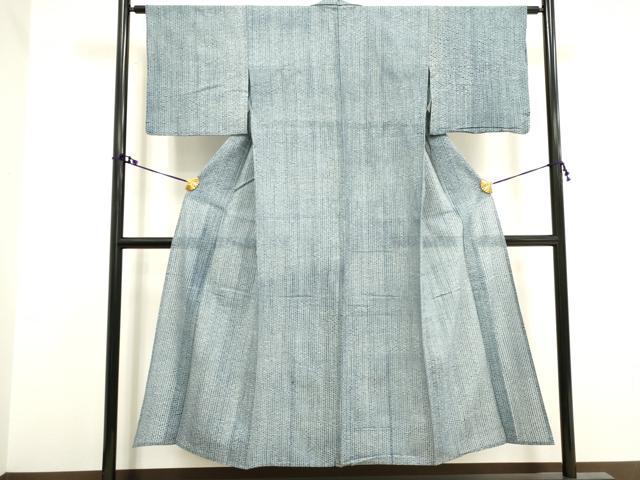 平和屋着物∴夏物　浴衣　網目文　綿　逸品　DAAV7287cd