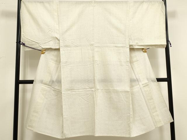 平和屋着物∴夏物　男性　浴衣　綿紅梅　十字文　綿　逸品　未使用　DAAV7318cd